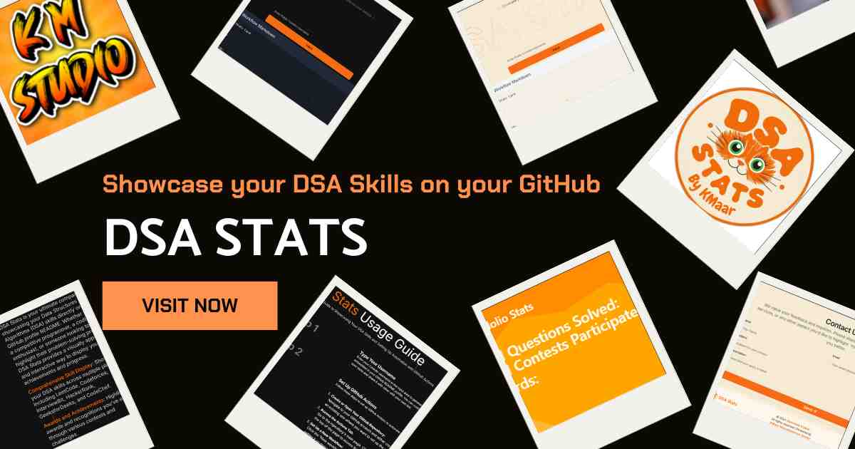 DSA Tracker for GitHub Readme Codolio